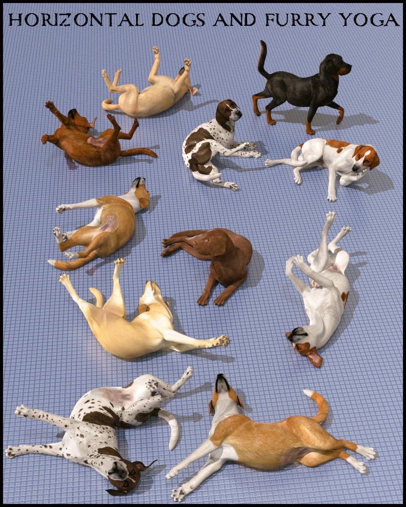Horizontal Dogs And Furry Yoga [Request]