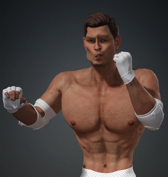 Mr Sexy Man (Fighter with 13 Animations) - Download Free 3D model by ...