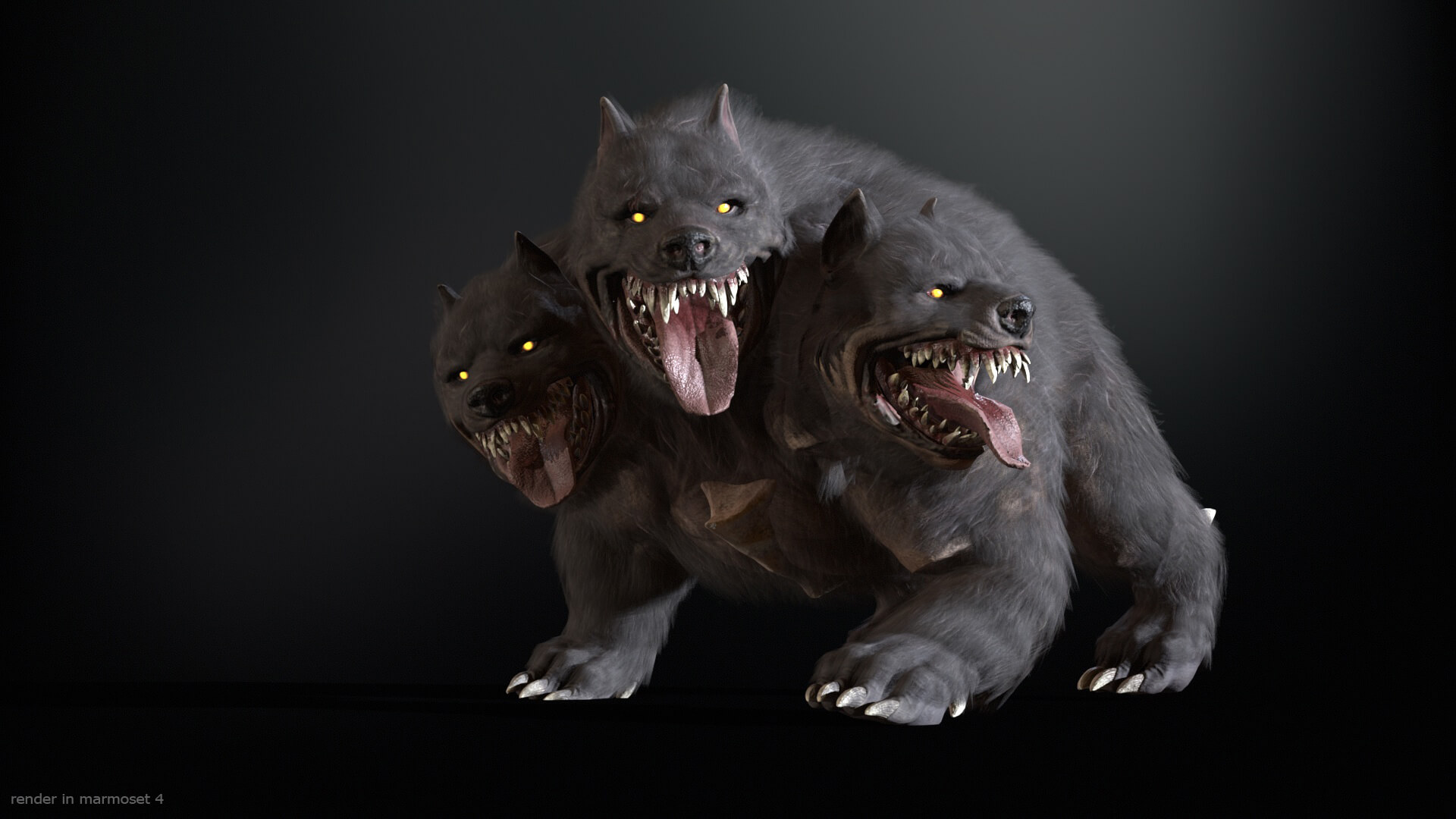 Cerberus Game Ready 3D Model [Request]