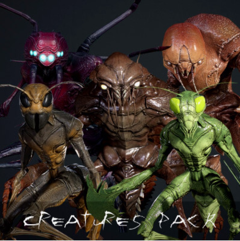 Creatures Pack 1 Renderhub Wernerkurt [Request]