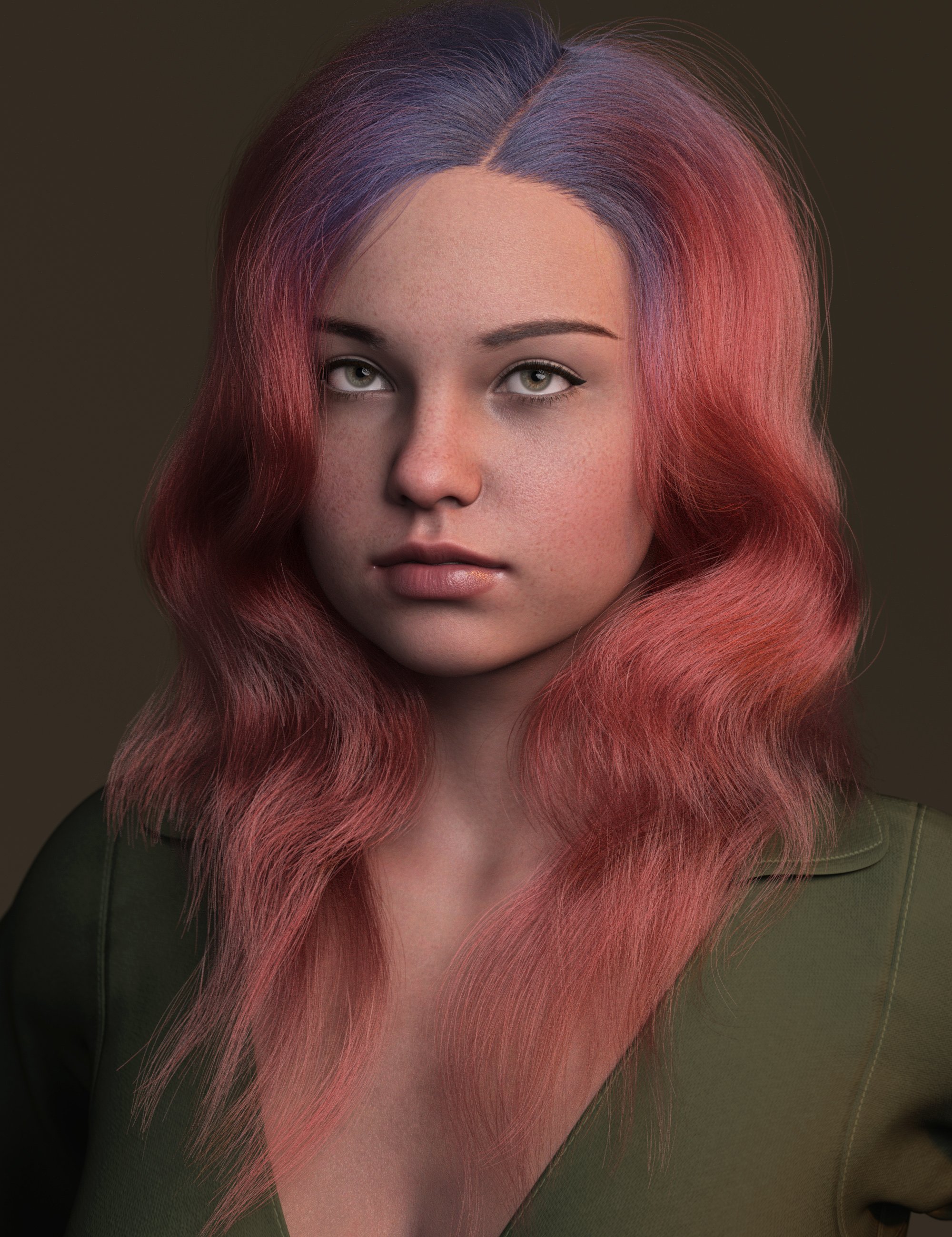 DForce Strand-Based Glamorous Wavy Style Hair Color Expansion [Request]