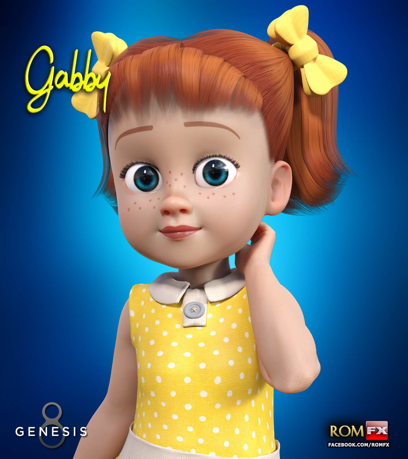 RFX Gabby For G8F And G8.1F 2025 - Free Daz 3D Models