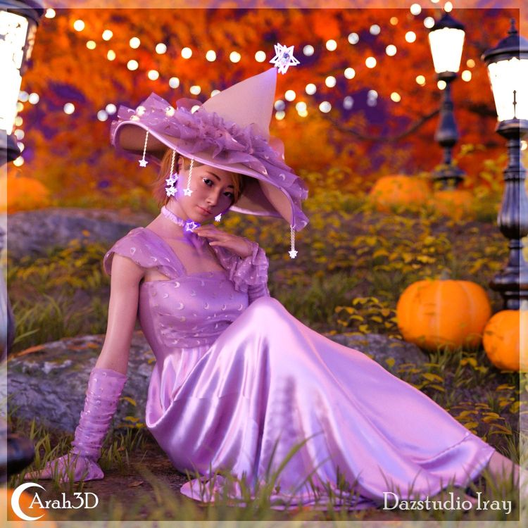 Arah3D Miss Magic For G8F 2026 - Free Daz 3D Models