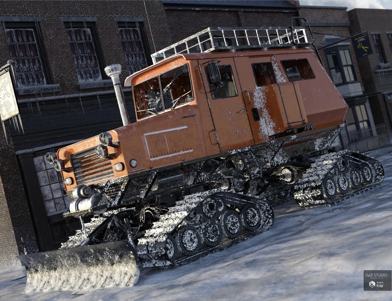 Arctic Sno-Cat 2024 - Free Daz 3D Models