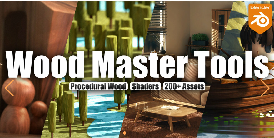 Blender 4.2 Wood Master Tools V1.0 2025 - Free Daz 3D Models