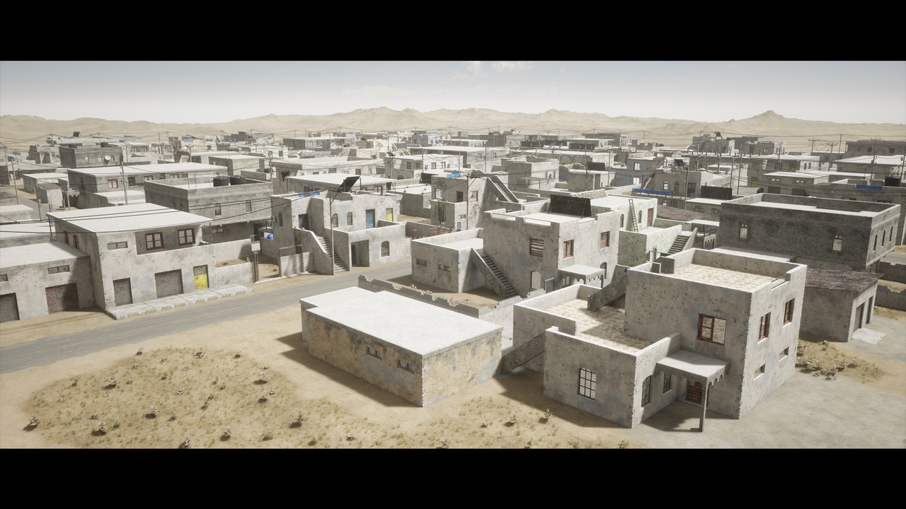 Middle Eastern Town [Middle East Warzone, Battlefield, Demoslihed War ...