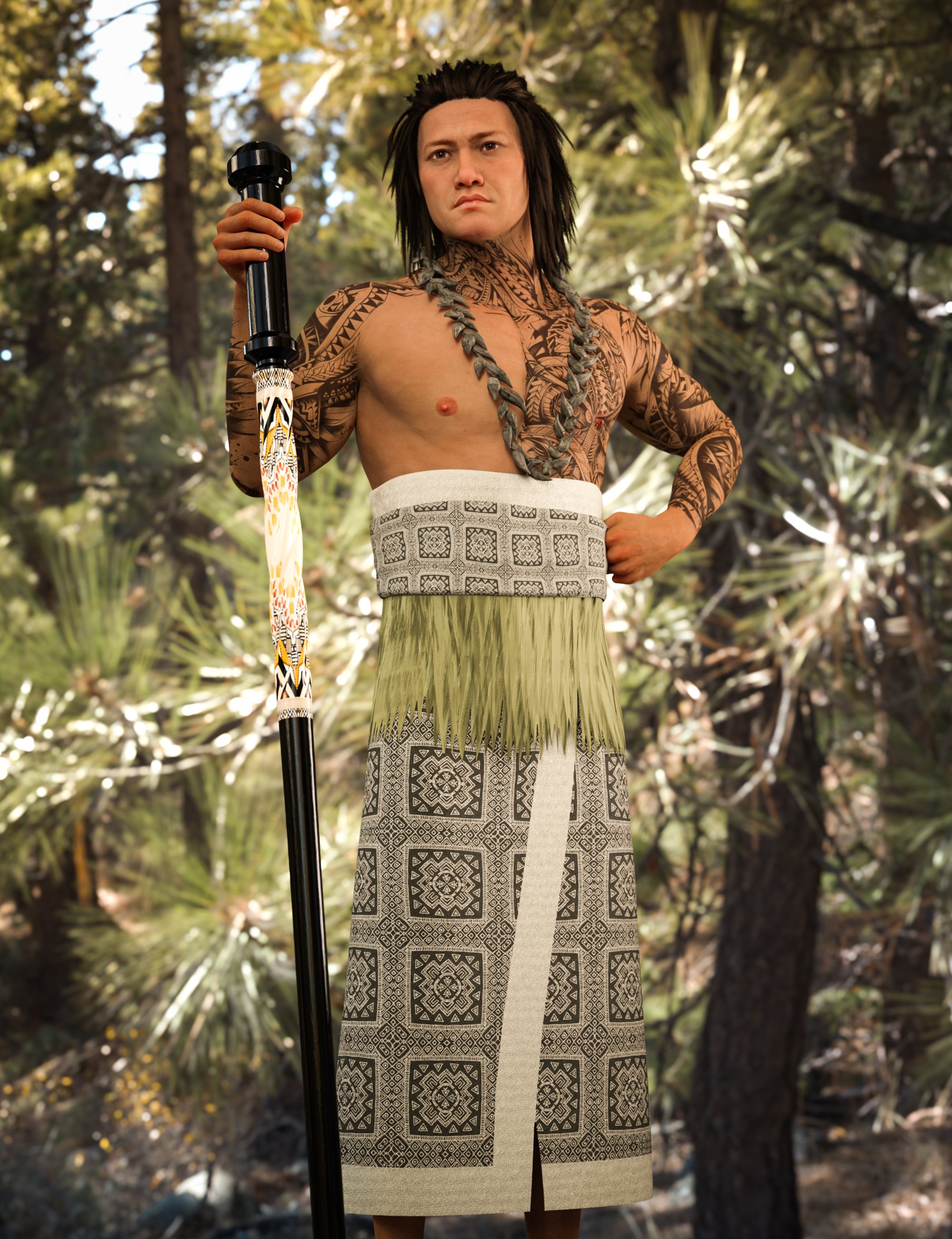 AH DForce Samoan Outfit Texture Add-on [Request]