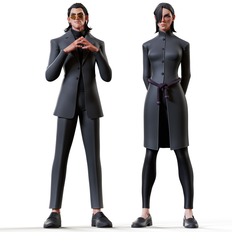 Stylised Character - Kat / Kit [Request]