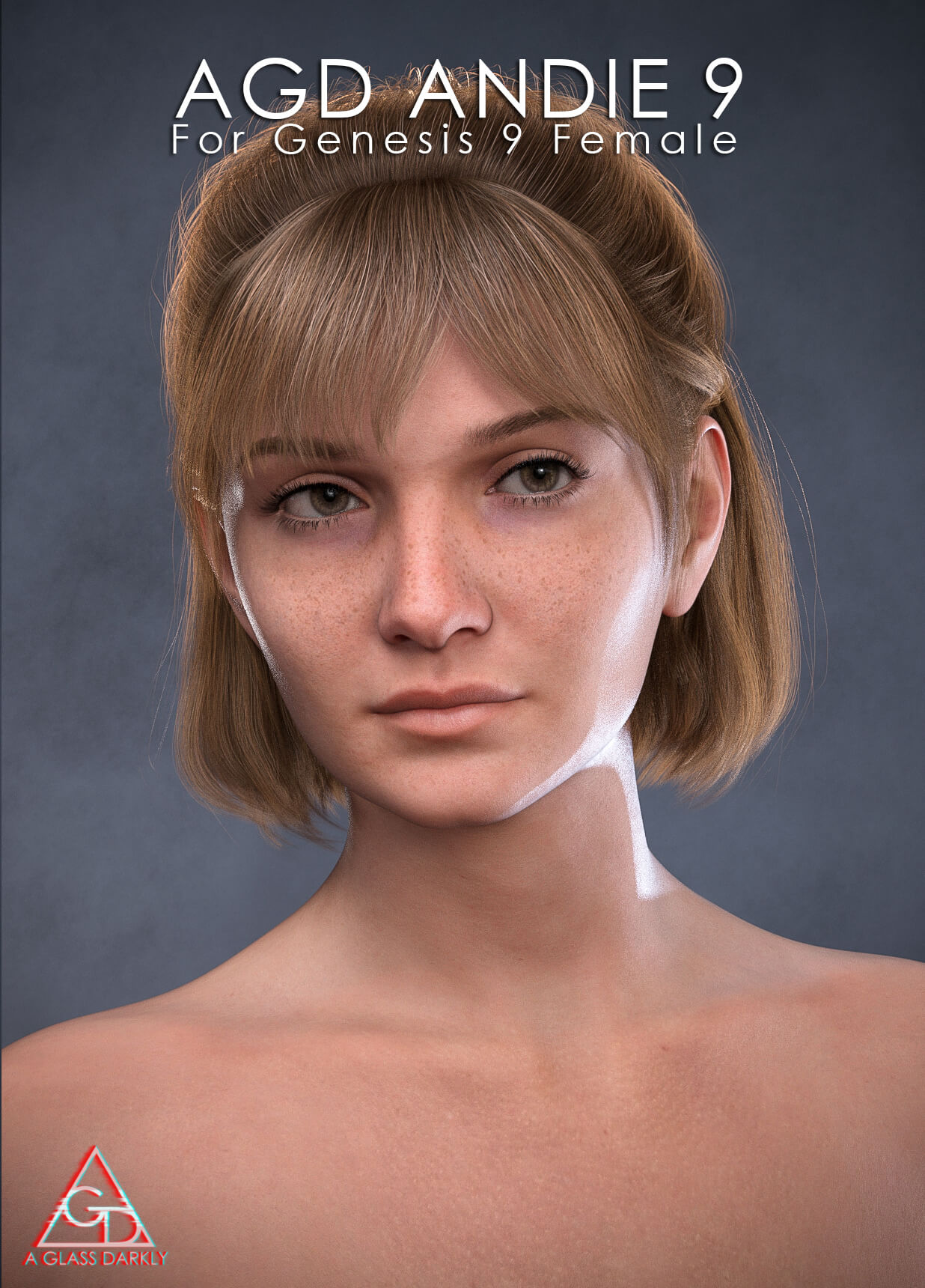 AGD Andie 9 With Custom Smile For G9 2025 - Free Daz 3D Models