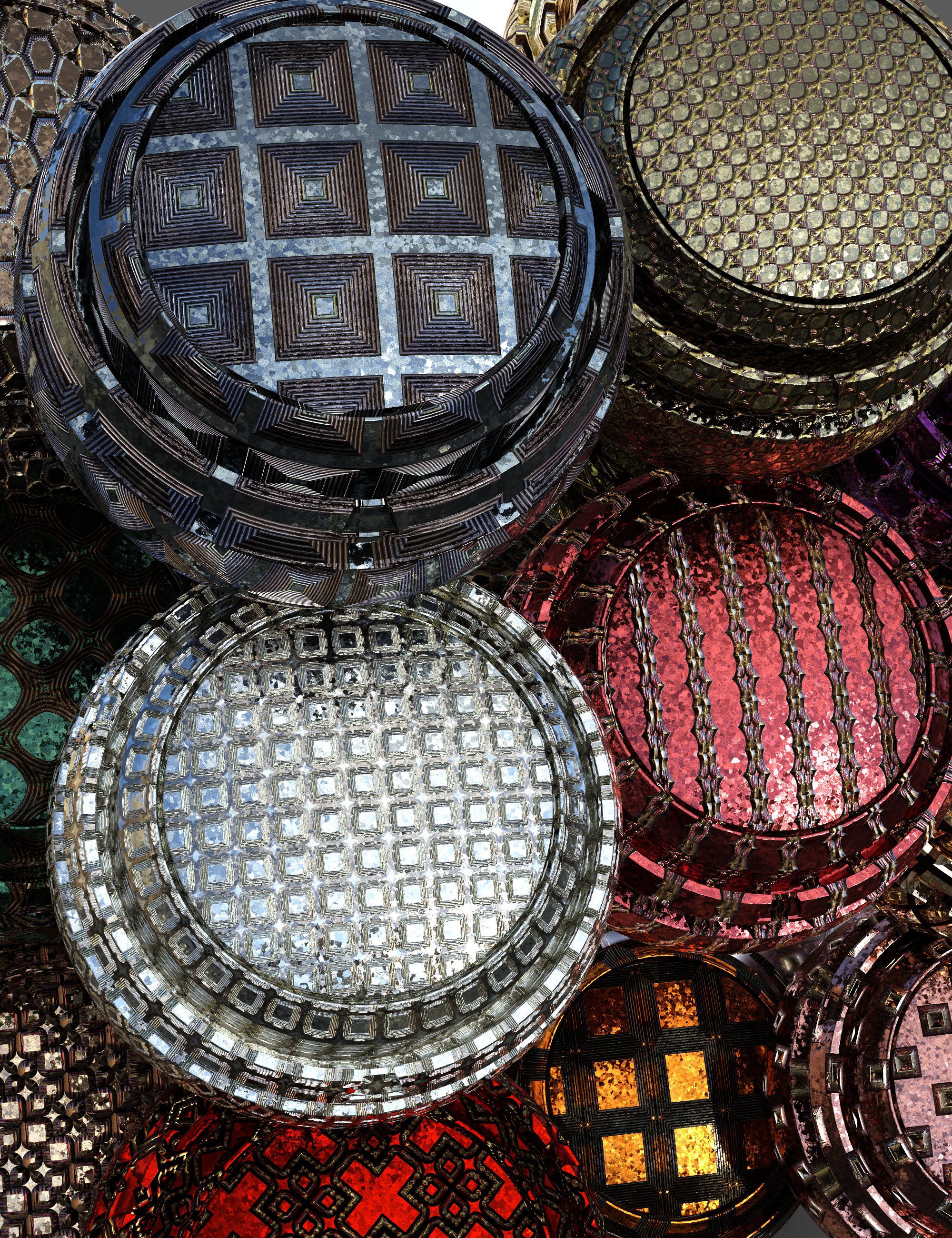 Patterned Metal Iray Shaders [Request]