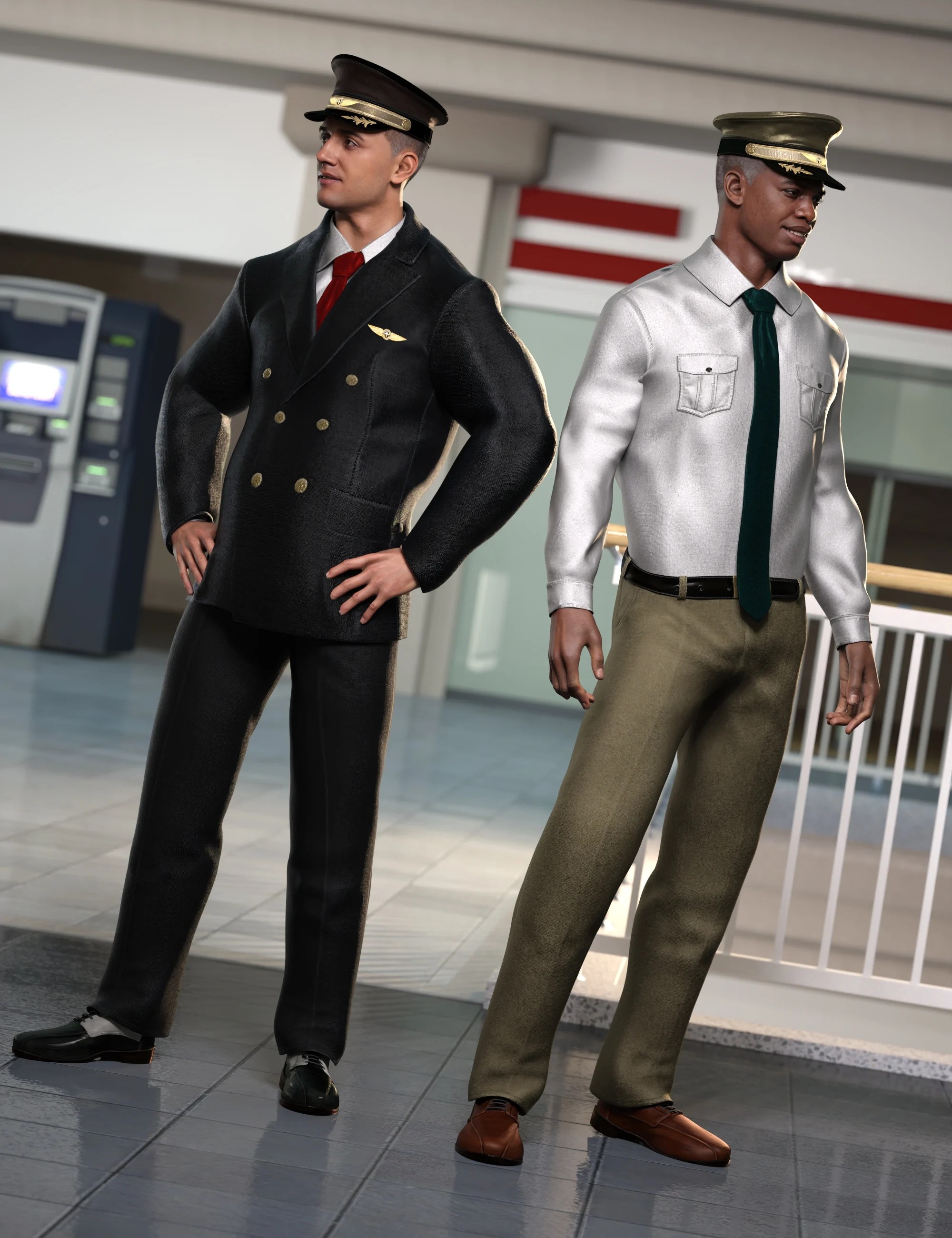 DForce Commercial Pilot Outfit Texture Add-On [Request]