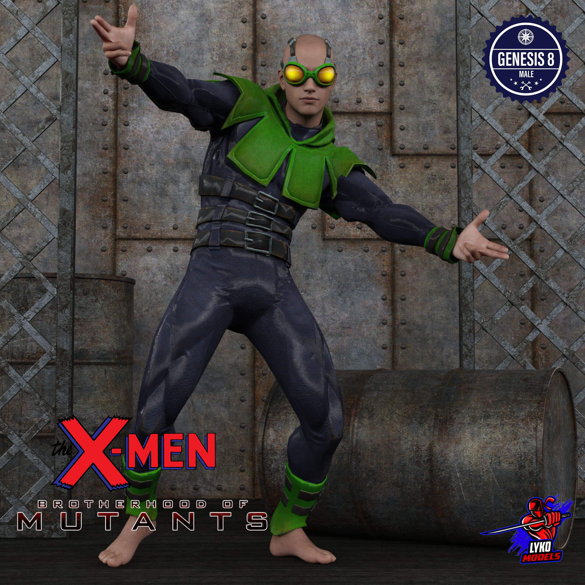 Marvel Toad Outfit For Genesis 8 Male [Request]