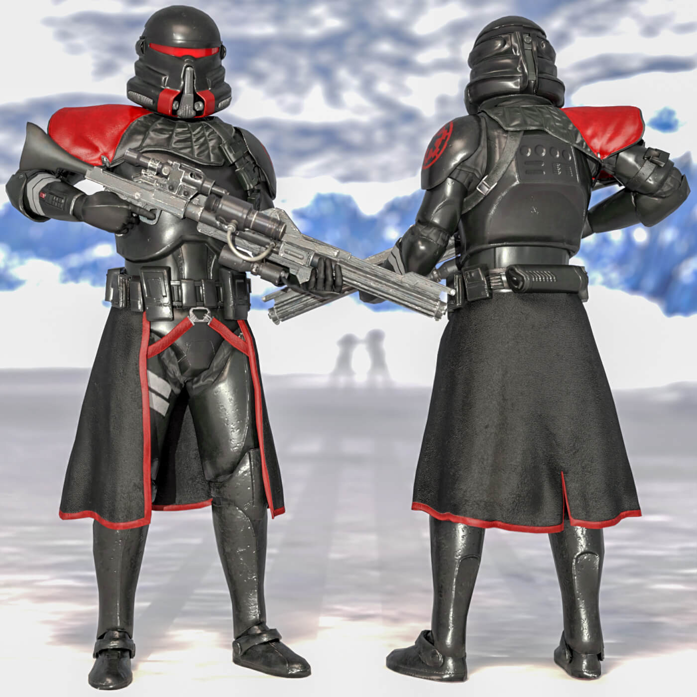 Purge Troopers For G8M + Weapons & Poses 2026 - Free Daz 3D Models