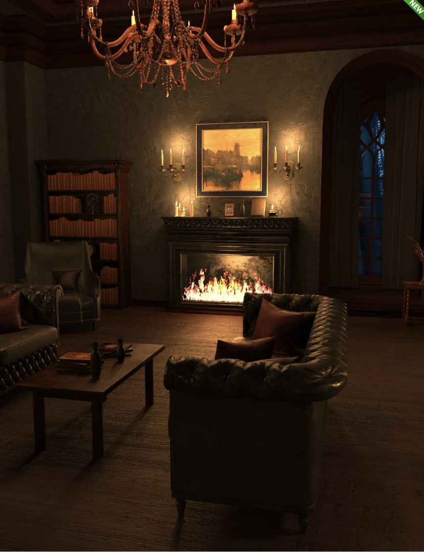 FG Gothic Mansion 2025 - Free Daz 3D Models