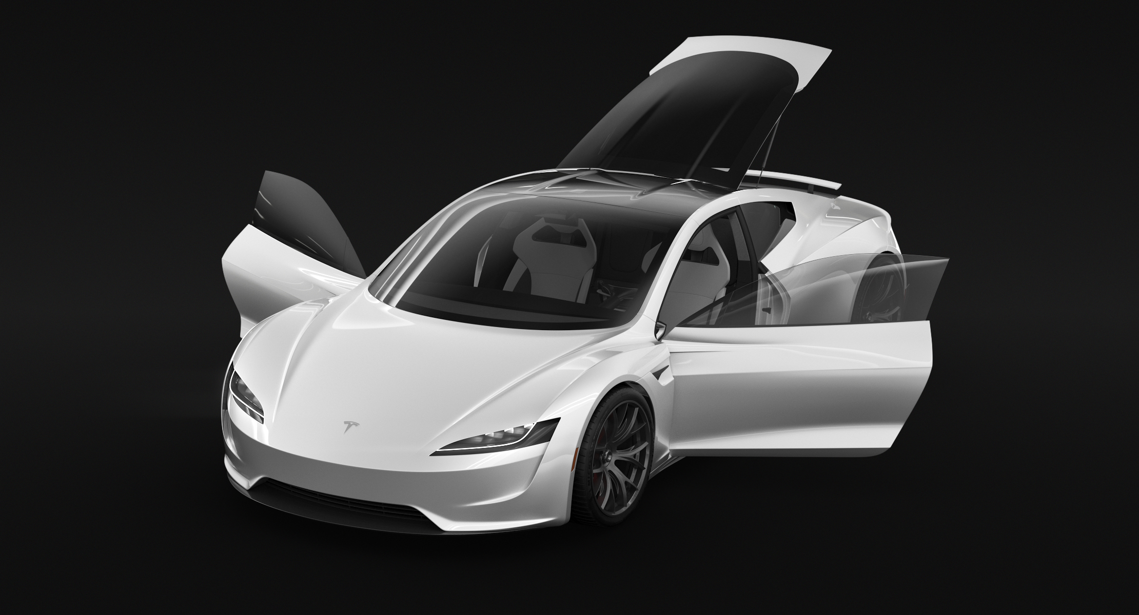 Tesla Roadster 2020 3D Model [Request]