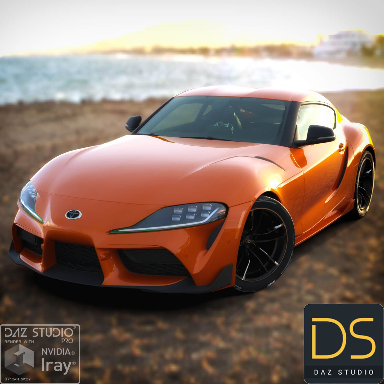 Toyota GR Supra 2020 For DAZ Studio [Request]