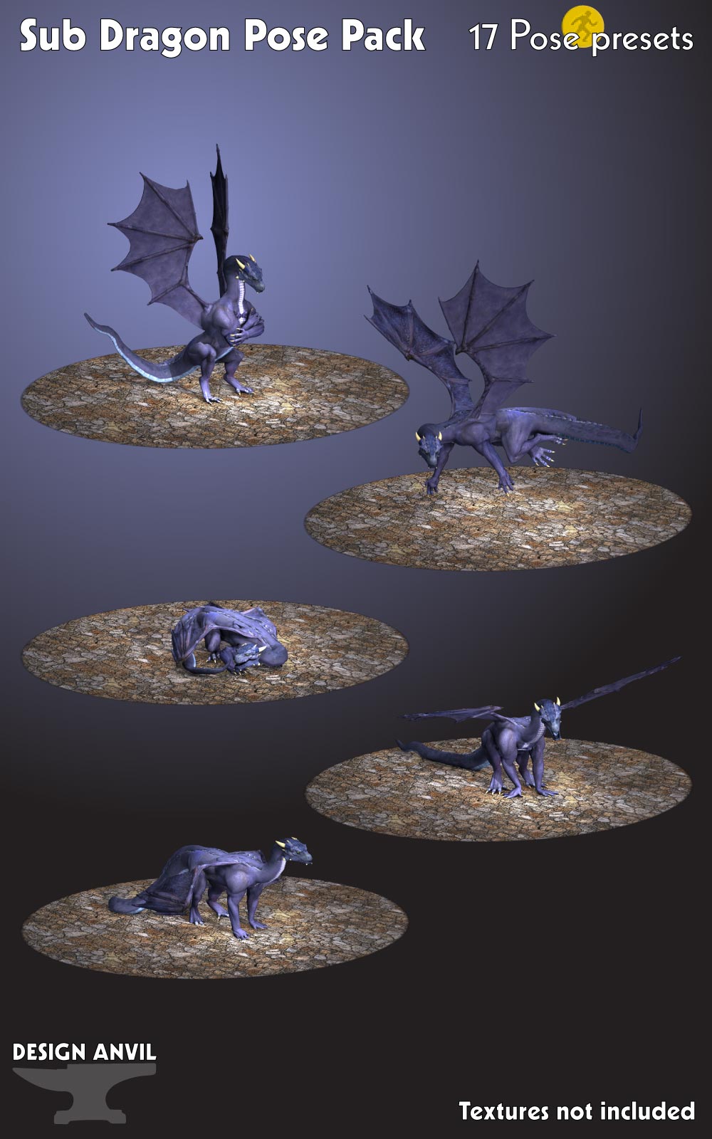 DA Subdragon Pose Pack - Poser Edition [Request]