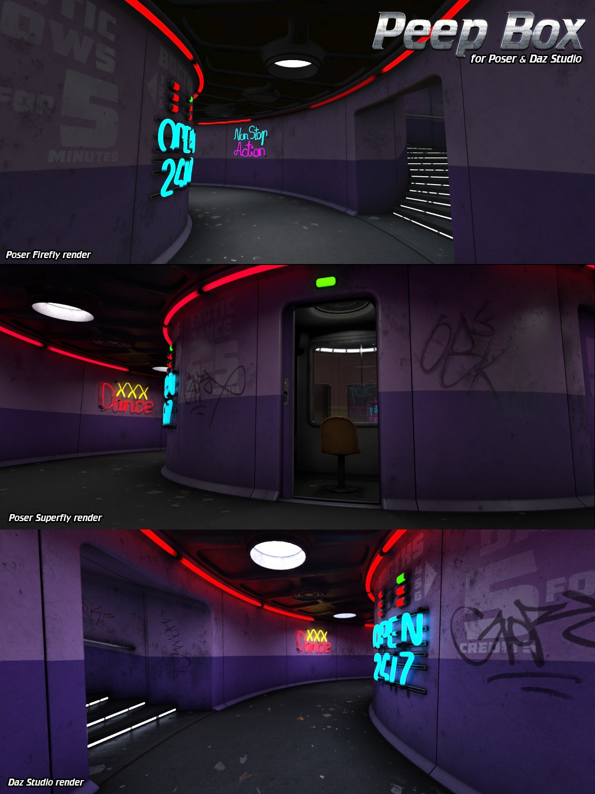 Peep Box 2025 - Free Daz 3D Models