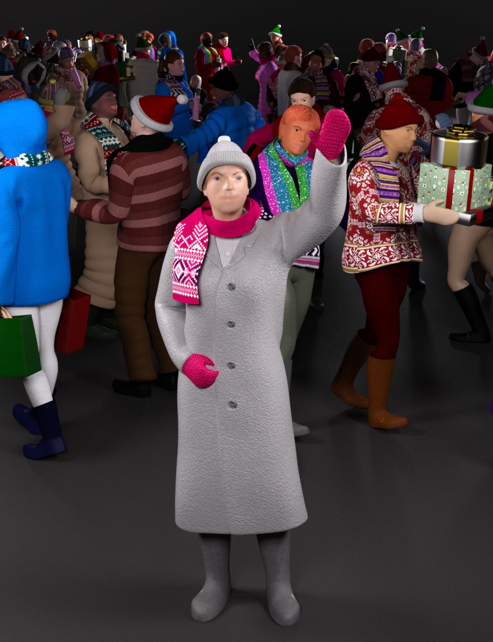 LowPoly Crowd Creator Expansion: Winter Wonderland [Request]