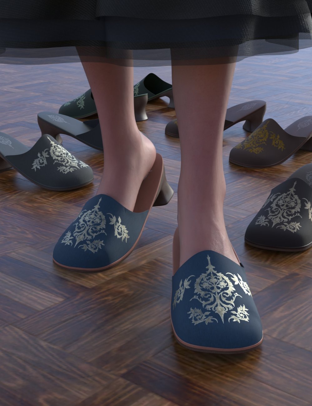 French Mules For Genesis 9 [Request]