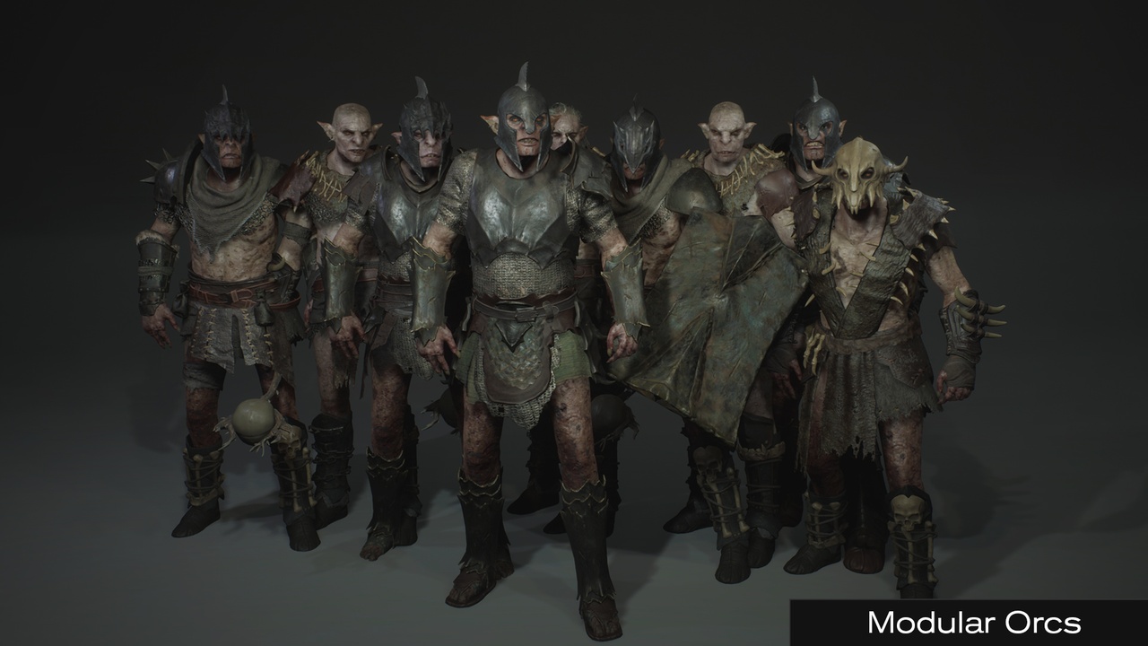 Modular Orcs - Unreal Engine [Request]