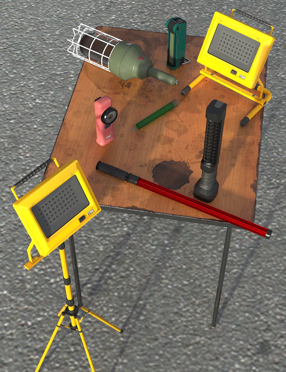 Flashlights Set II - Glow Stick And LED Lights [Request]