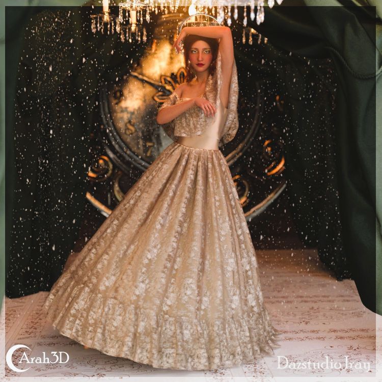 Arah3D Lady Winter For G8F 2026 - Free Daz 3D Models