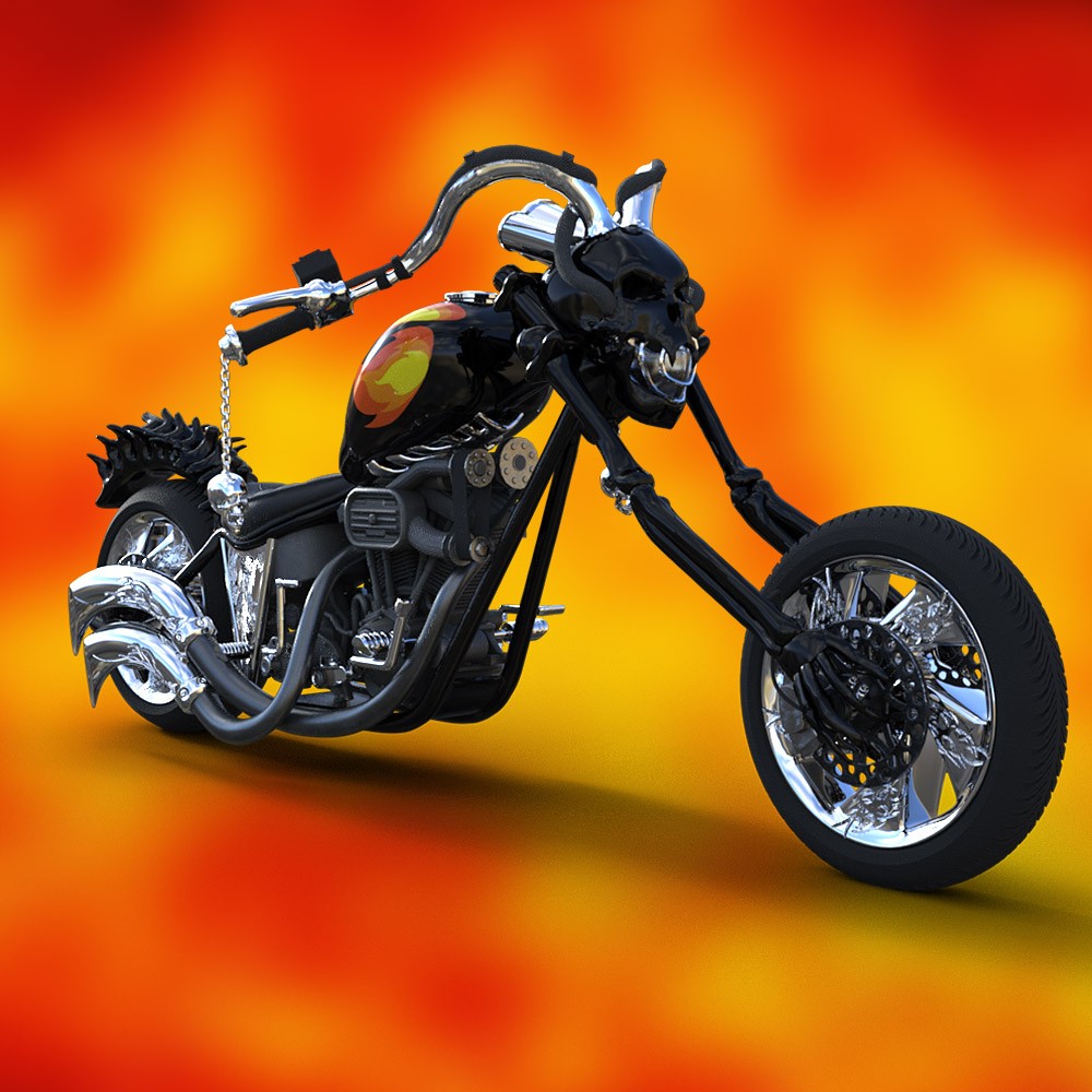 Hell Chopper For Daz Studio [Request]