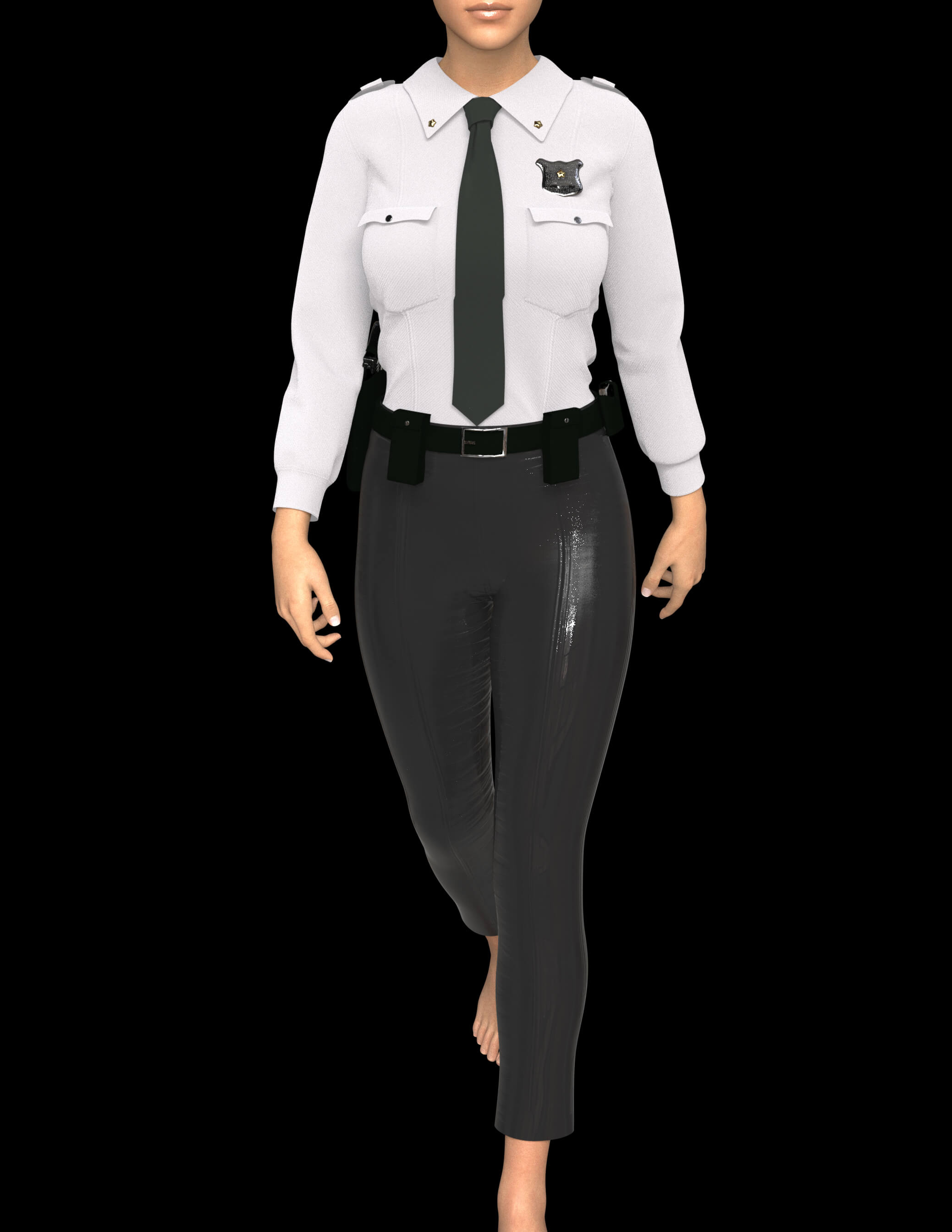 Police Uniform In 6 Colors For Genesis 8 Female [Request]