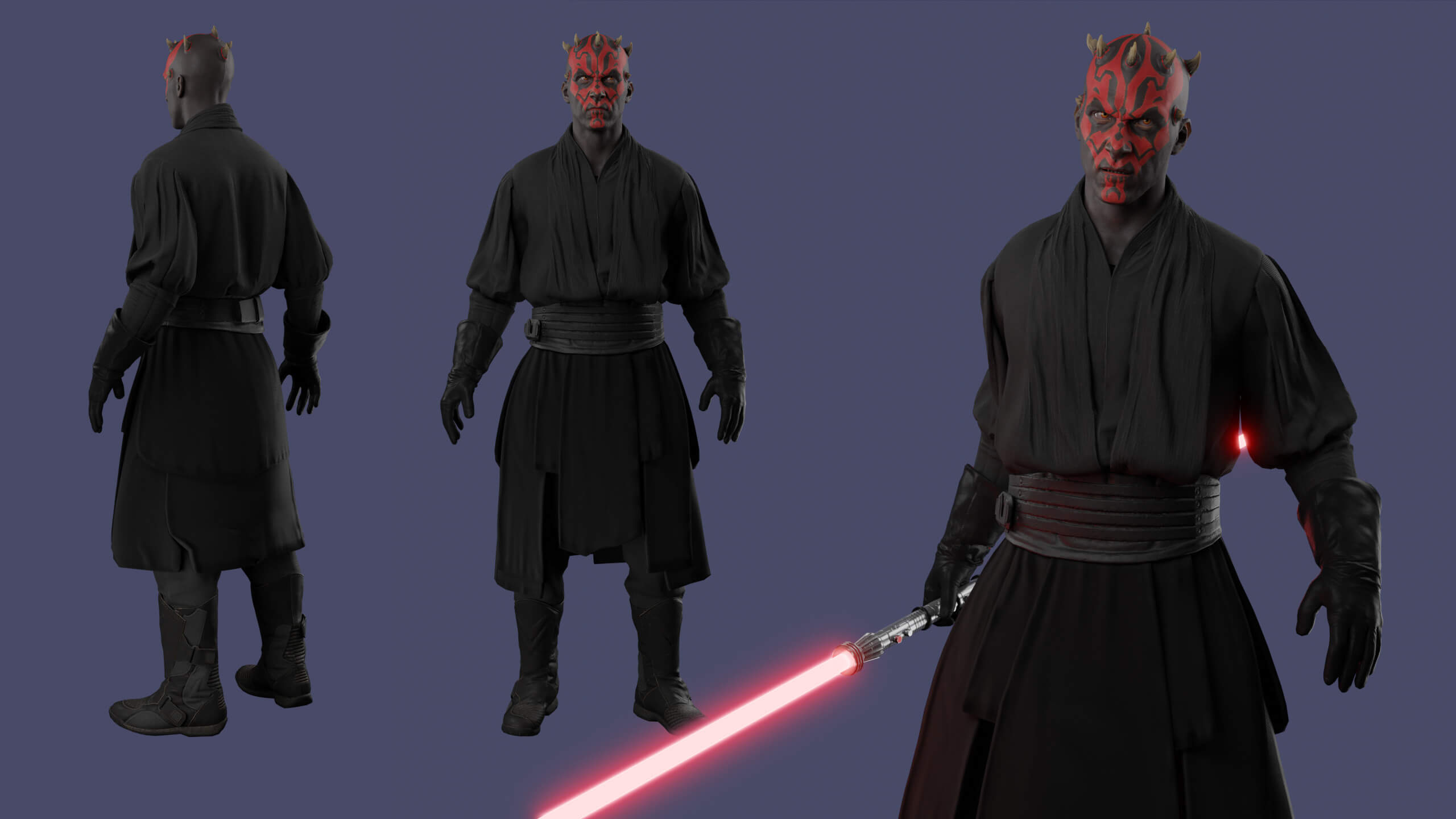 Darth Maul Starwars 3D Model [Request]