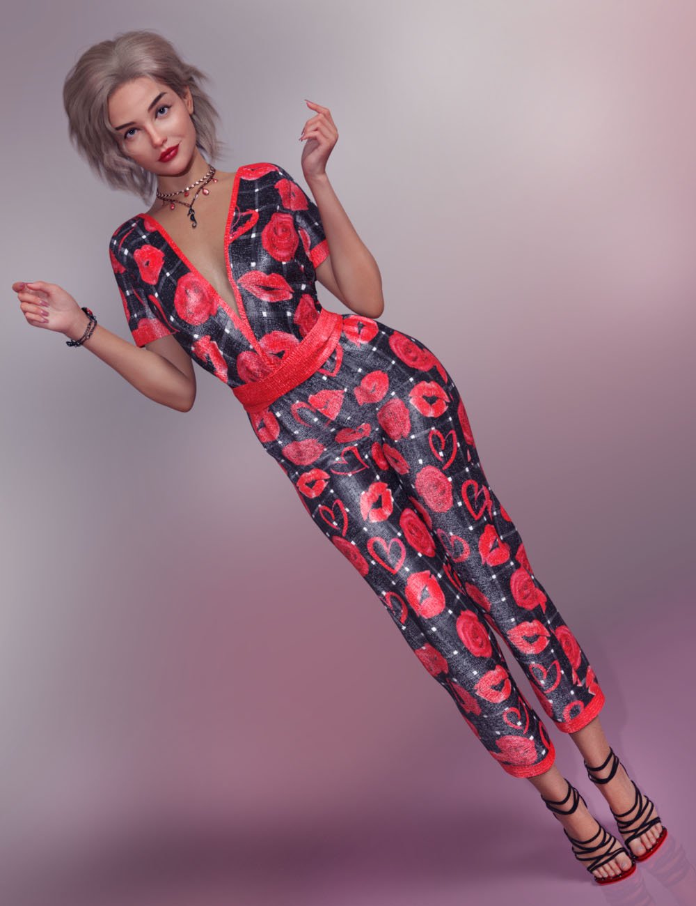 Romance Textures For DForce Chloe Outfit For Genesis 9 Feminine [Request]