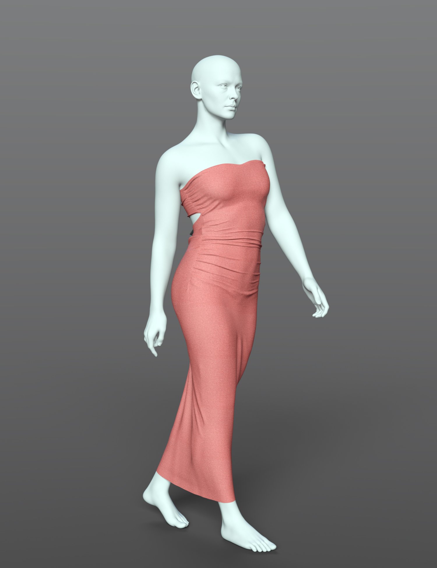 DForce SPR Slim Fit Dress For Genesis 9 [Request]
