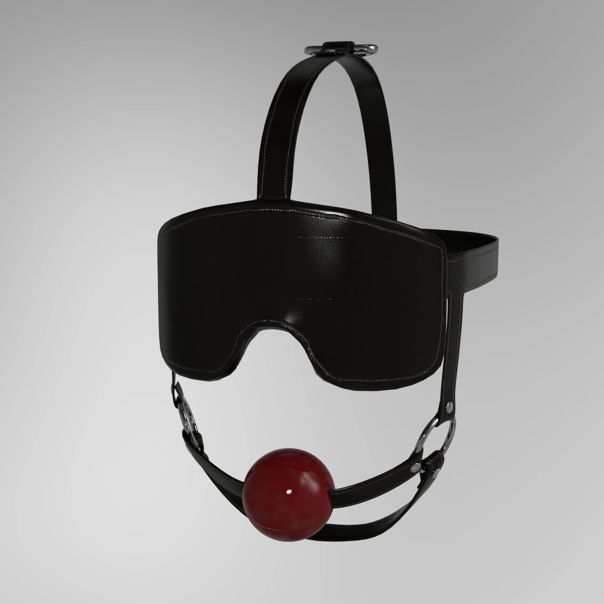 Blindfold Ball Gag Mask [Request]