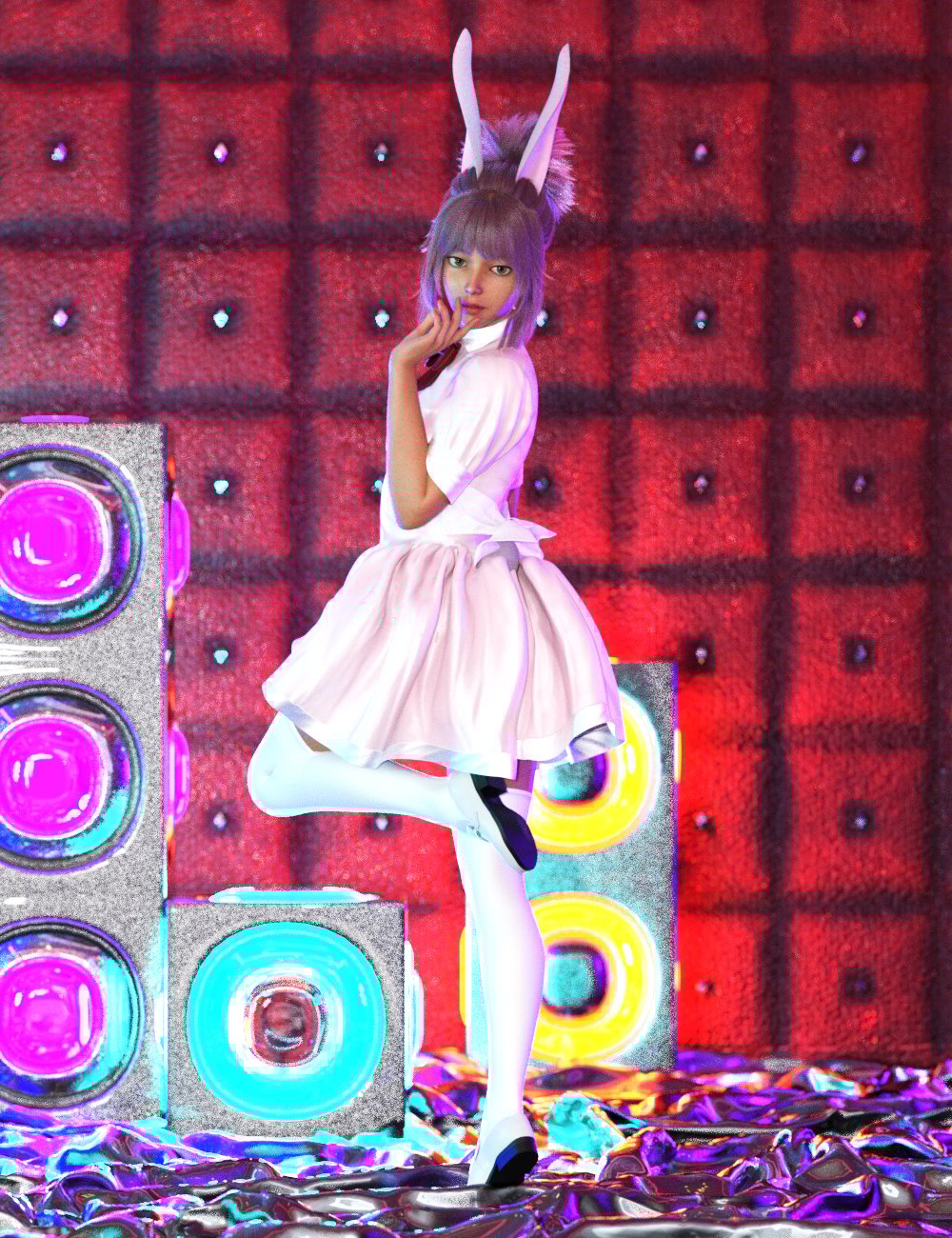 Bunny Wunny Hierarchical Poses For Genesis 9 And FPE Anime Bunny Ears ...