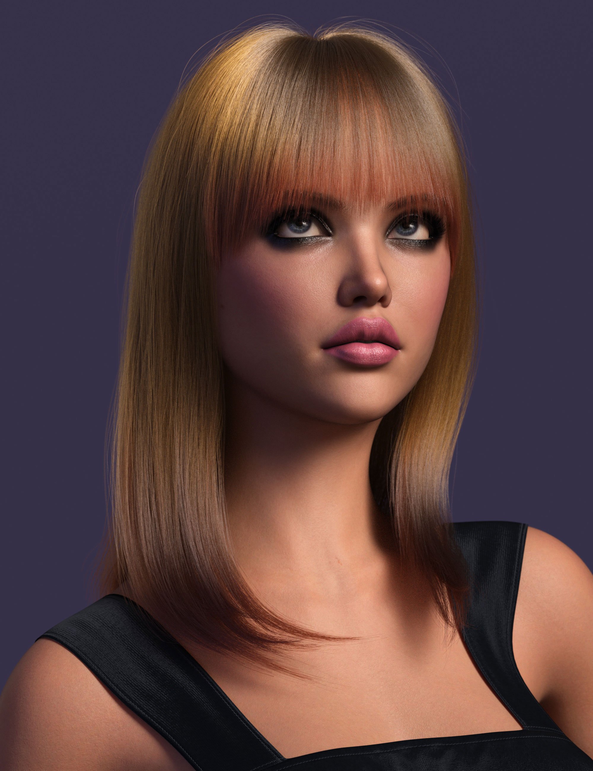 DForce Strand-Based Spring Style Fringe Hair Color Expansion [Request]