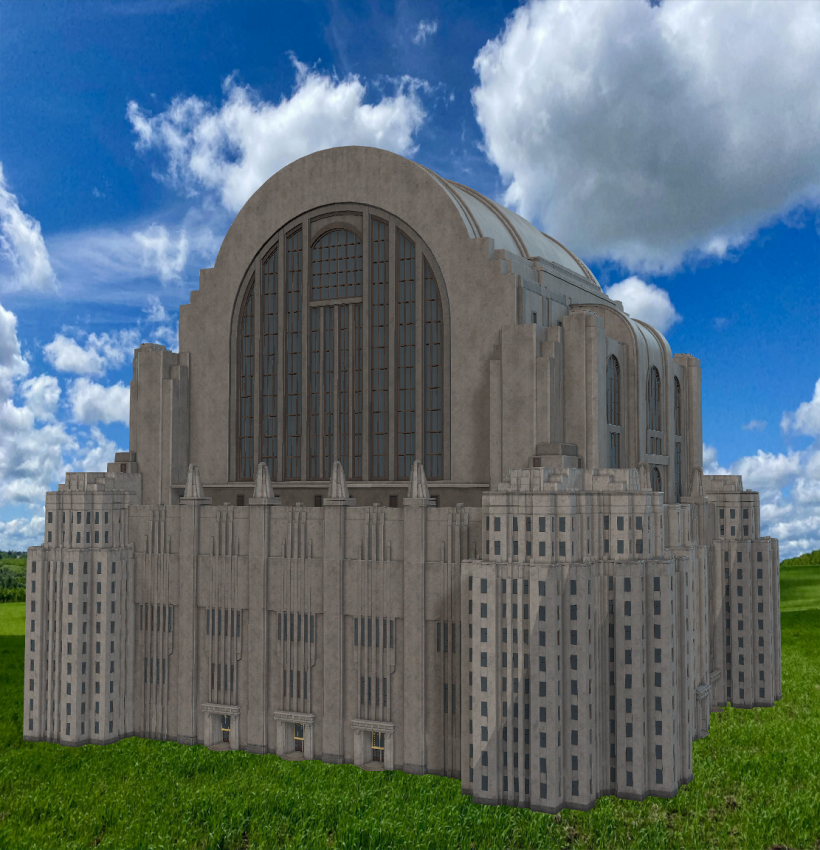 Art_deco_building (for Iclone) 2025 - Free Daz 3D Models