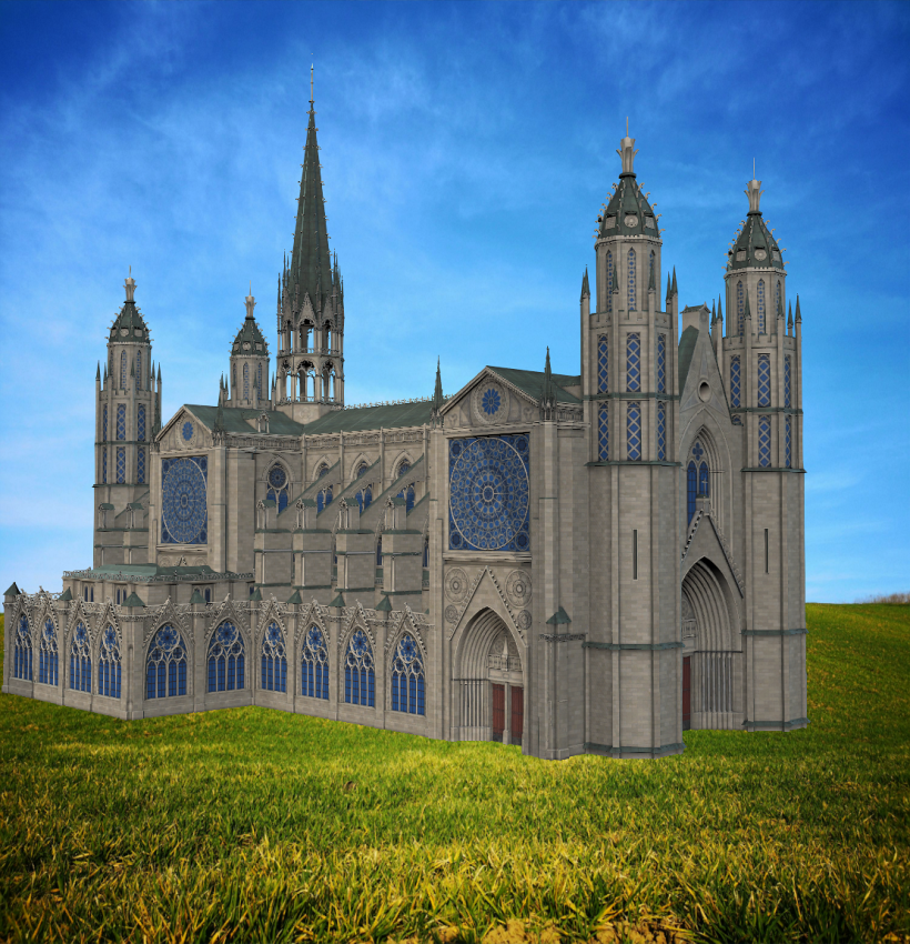 Cathedrale_model_3 (for Iclone) 2026 - Free Daz 3D Models