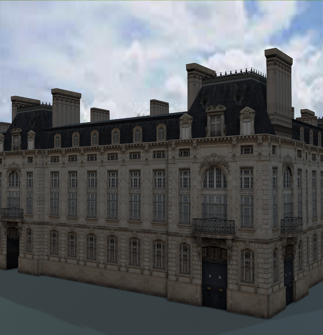 Paris-police-station (for Iclone) 2025 - Free Daz 3D Models