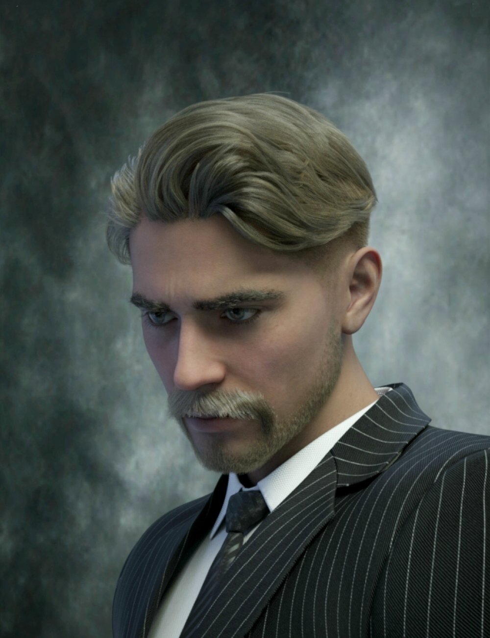 DForce Alexander Hipster Hair And Beard For Genesis 9 [Request]