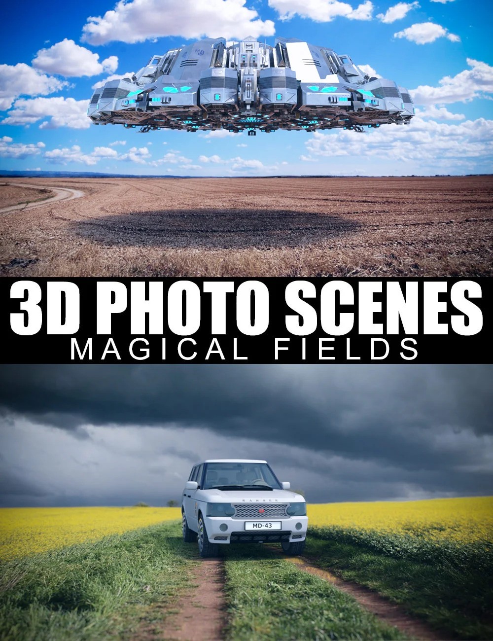3D Photo Scenes - Magical Fields (Re-Up) 2025 - Free Daz 3D Models