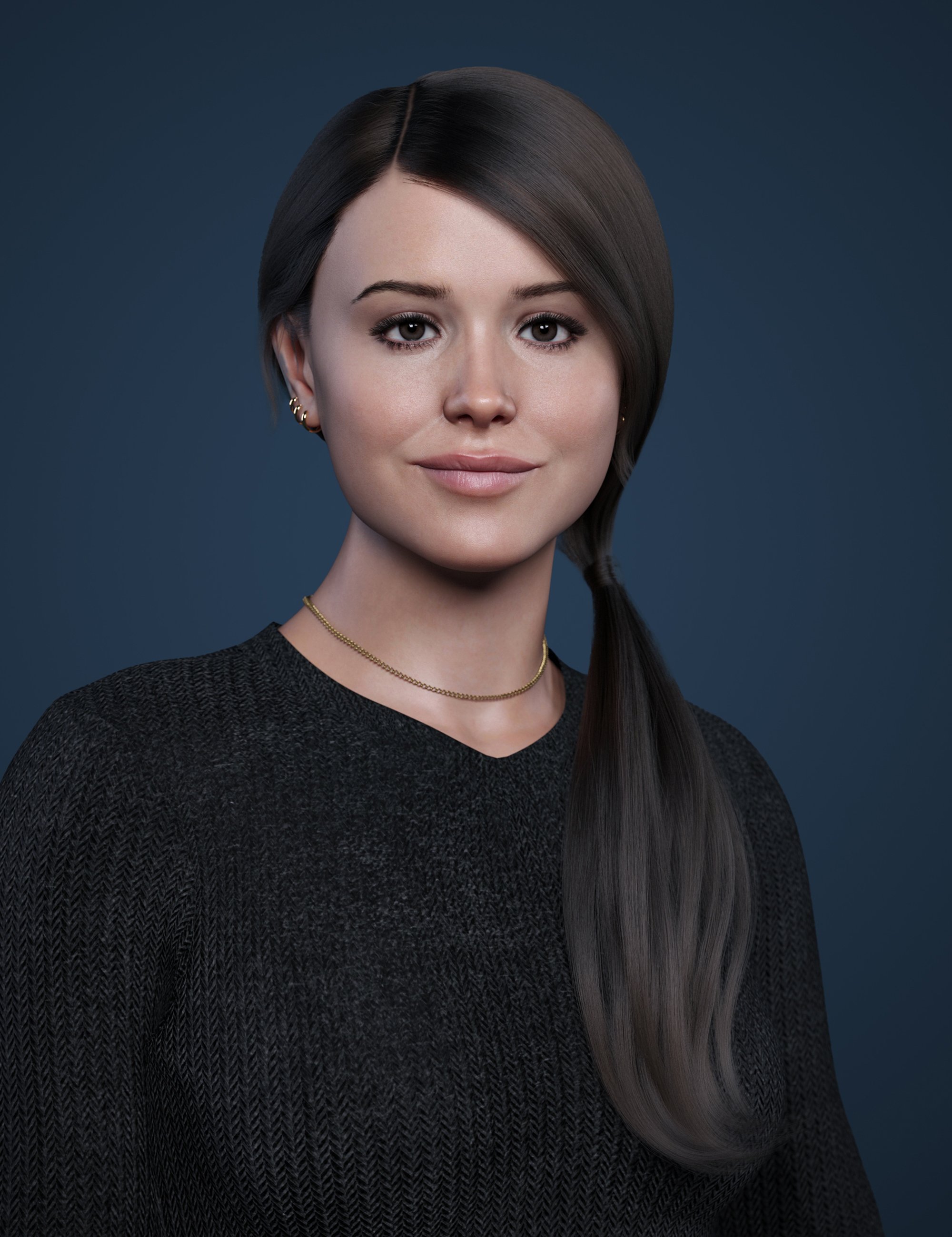 V3D Joelle HD For Genesis 9 2025 - Free Daz 3D Models