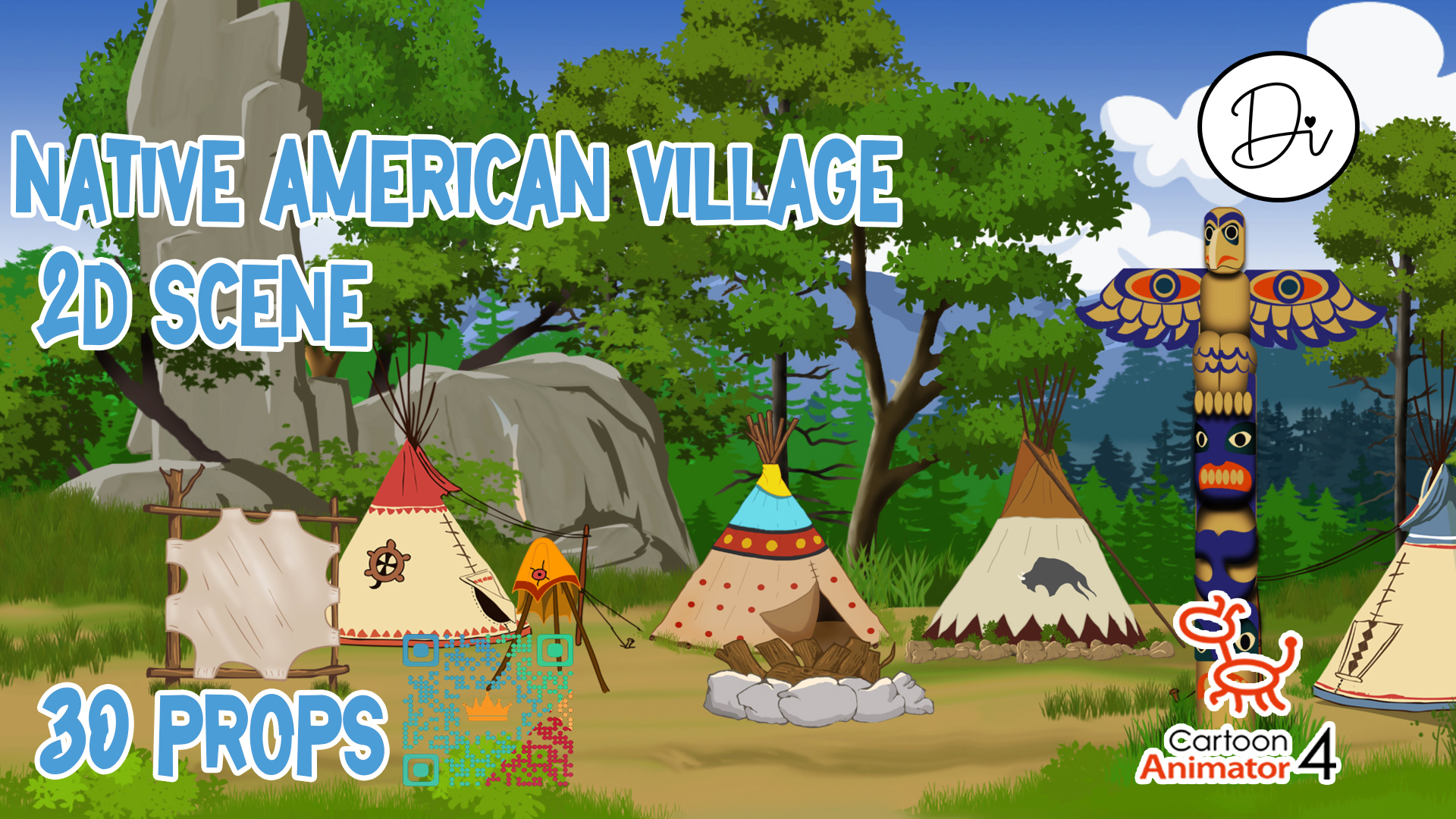 Native American Village 2025 - Free Daz 3D Models