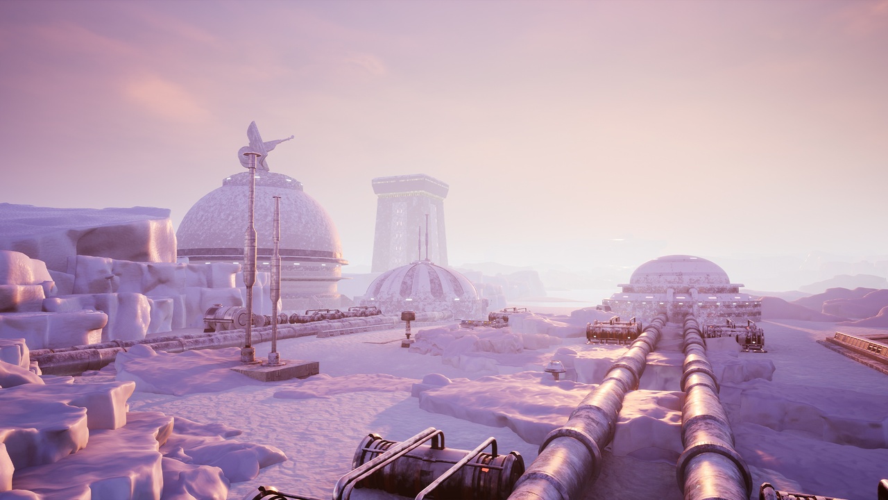 Sci-Fi Snow Station Modular Pack UE4.26 2025 - Free Daz 3D Models