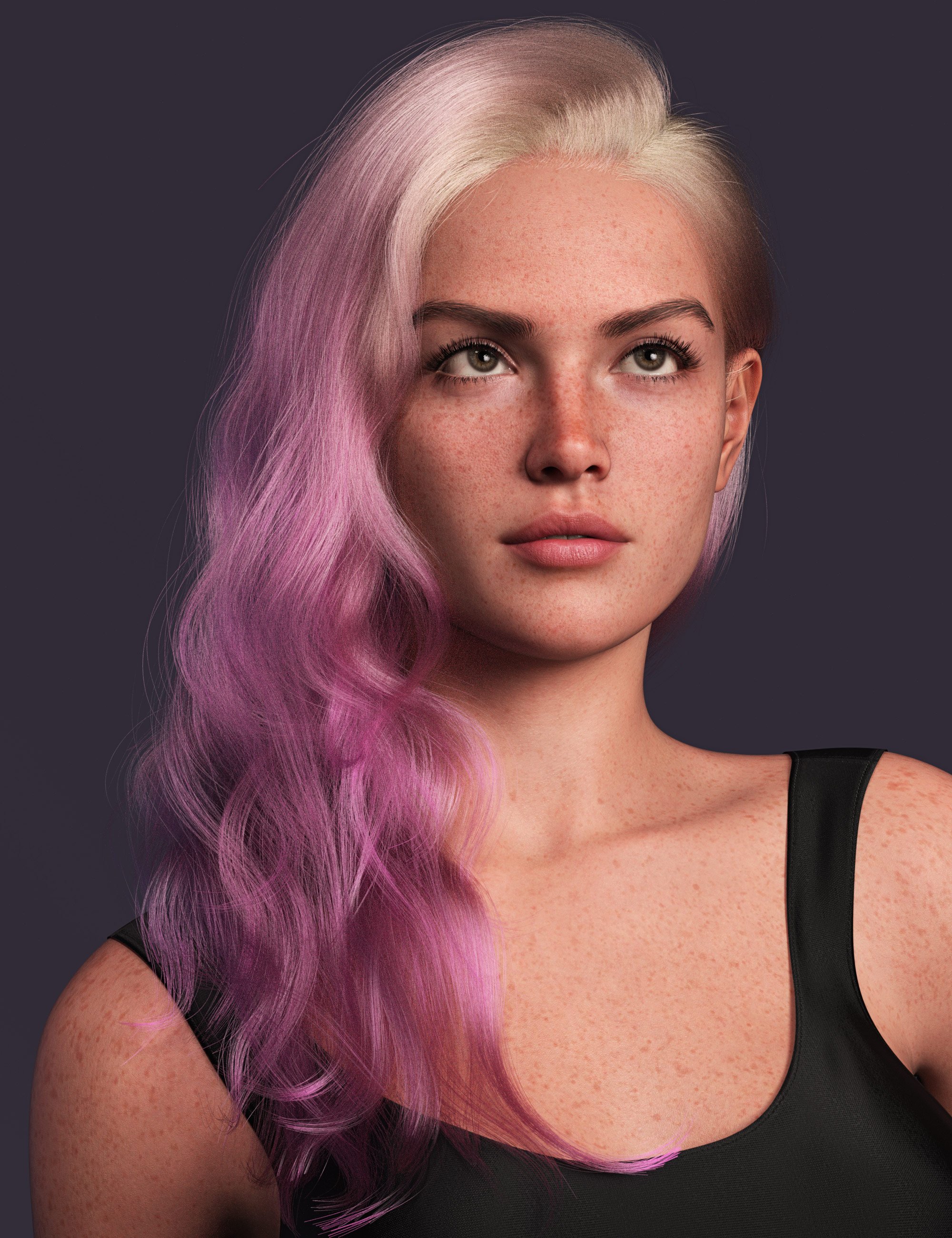 DForce Strand-Based Side Swept Glam Style Hair Color Expansion 2025 ...