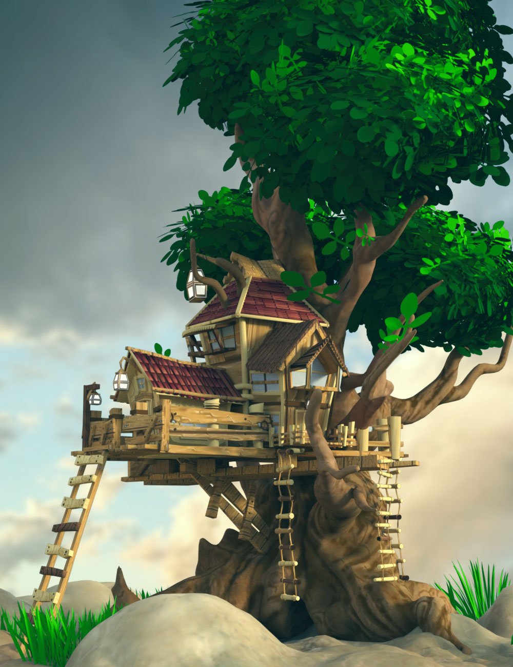 GNBD Fairy Tree House 1 [Request]