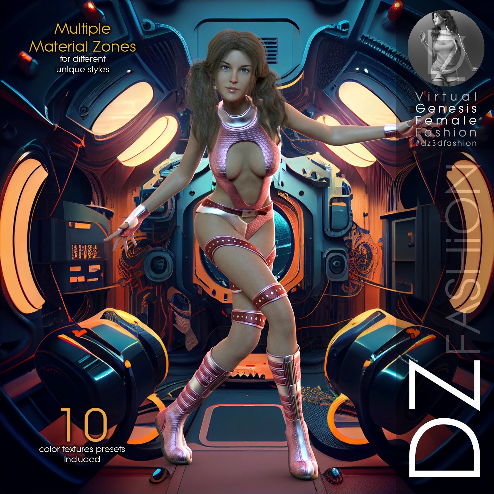 DZ Galactic Specter For G8F 2025 - Free Daz 3D Models