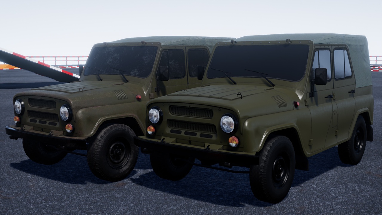 Off-Road Military Vehicle UE4.26 2025 - Free Daz 3D Models
