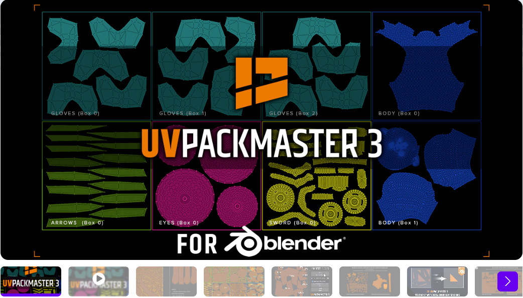 UVPackmaster 3.4.0 For Blender 4.4 (Win + Linux + Macos Engine) 2025 - Free Daz 3D Models