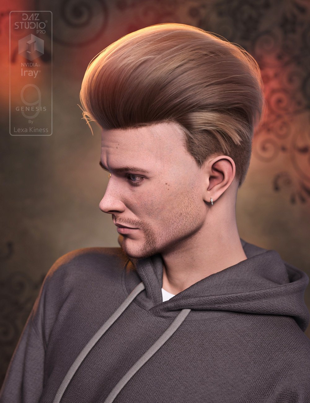 DForce Maxwell Hair For Genesis 9 [Request]