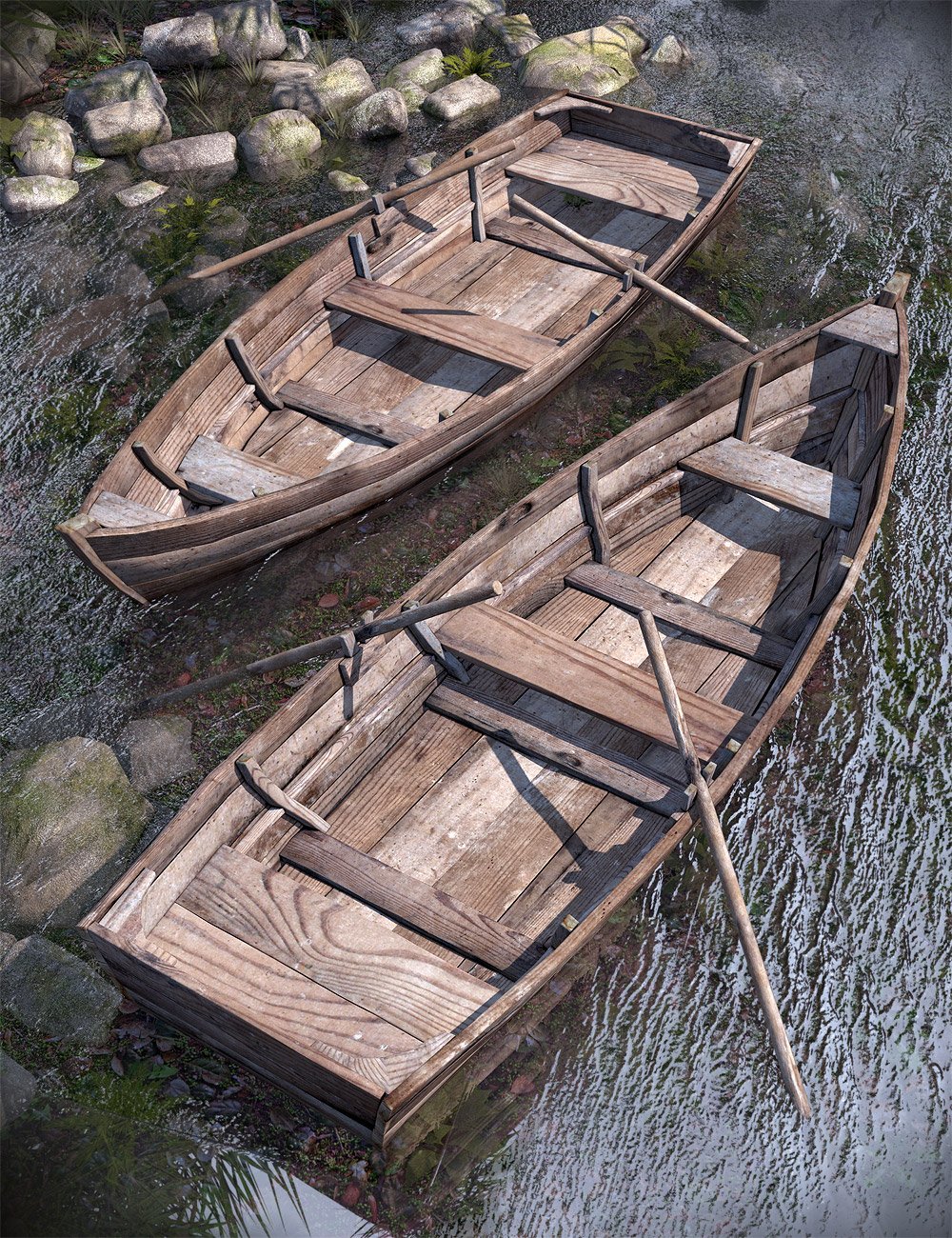 Old Rowboat 2025 - Free Daz 3D Models